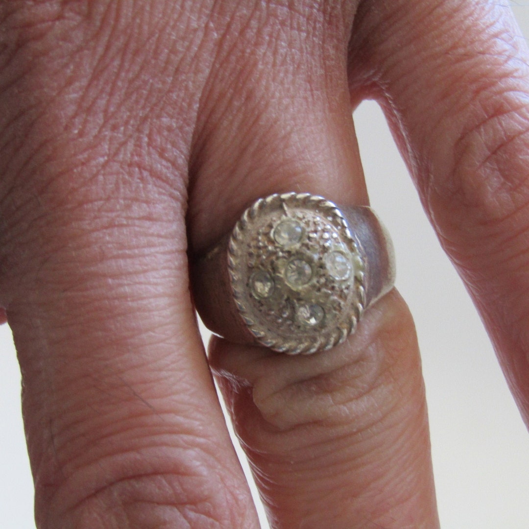 Ring for Women Sterling Silver Ring for Women Old Silver Ring for Her ...