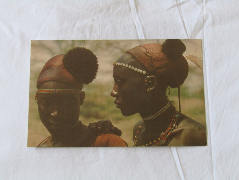 Vintage Postcards Africa African Tribes Prints Tribes | Etsy