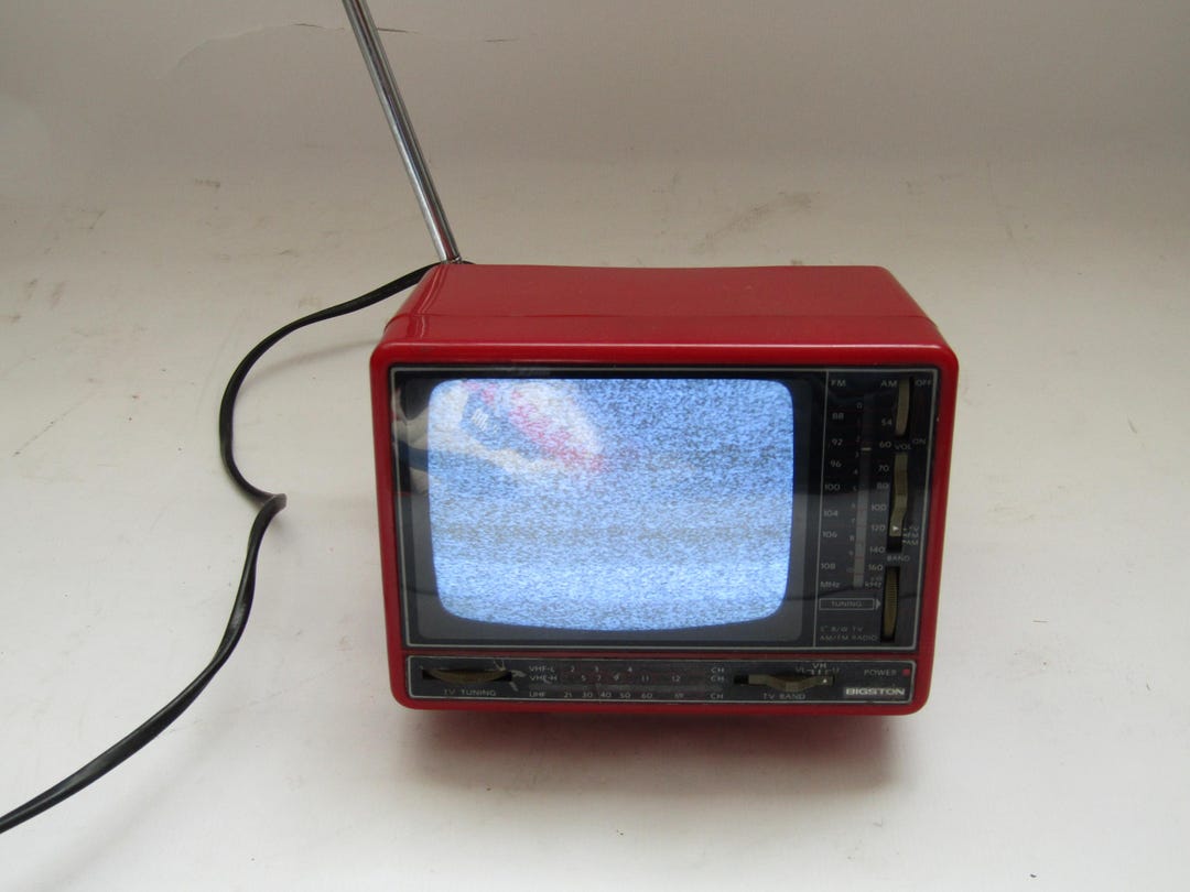 Vintage Portable Tv, Retro Tv, Tv for Museum, for Use, for Collection ...