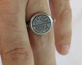 Christ Jesus the Victor Ring - Etsy