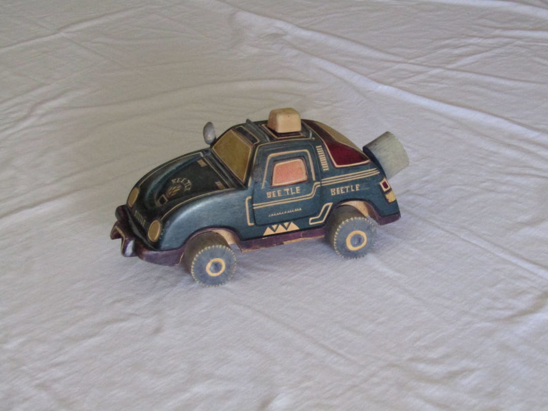 Vintage Retro Wooden Handcrafted Vehicle Sculpture Presenting - Etsy
