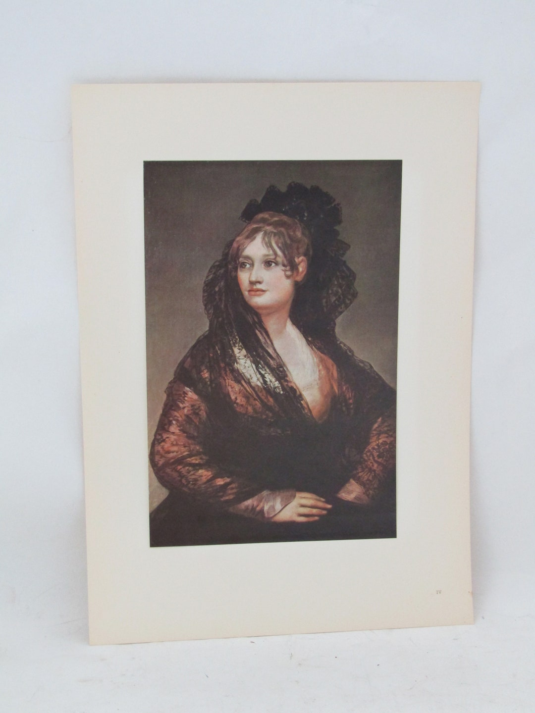 Goya, Portrait of Dona Isabel De Porcel, Vintage Art Print, Romanticism ...