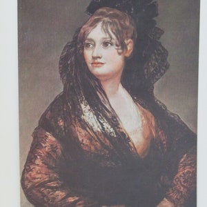 Goya, Portrait of Dona Isabel De Porcel, Vintage Art Print, Romanticism ...
