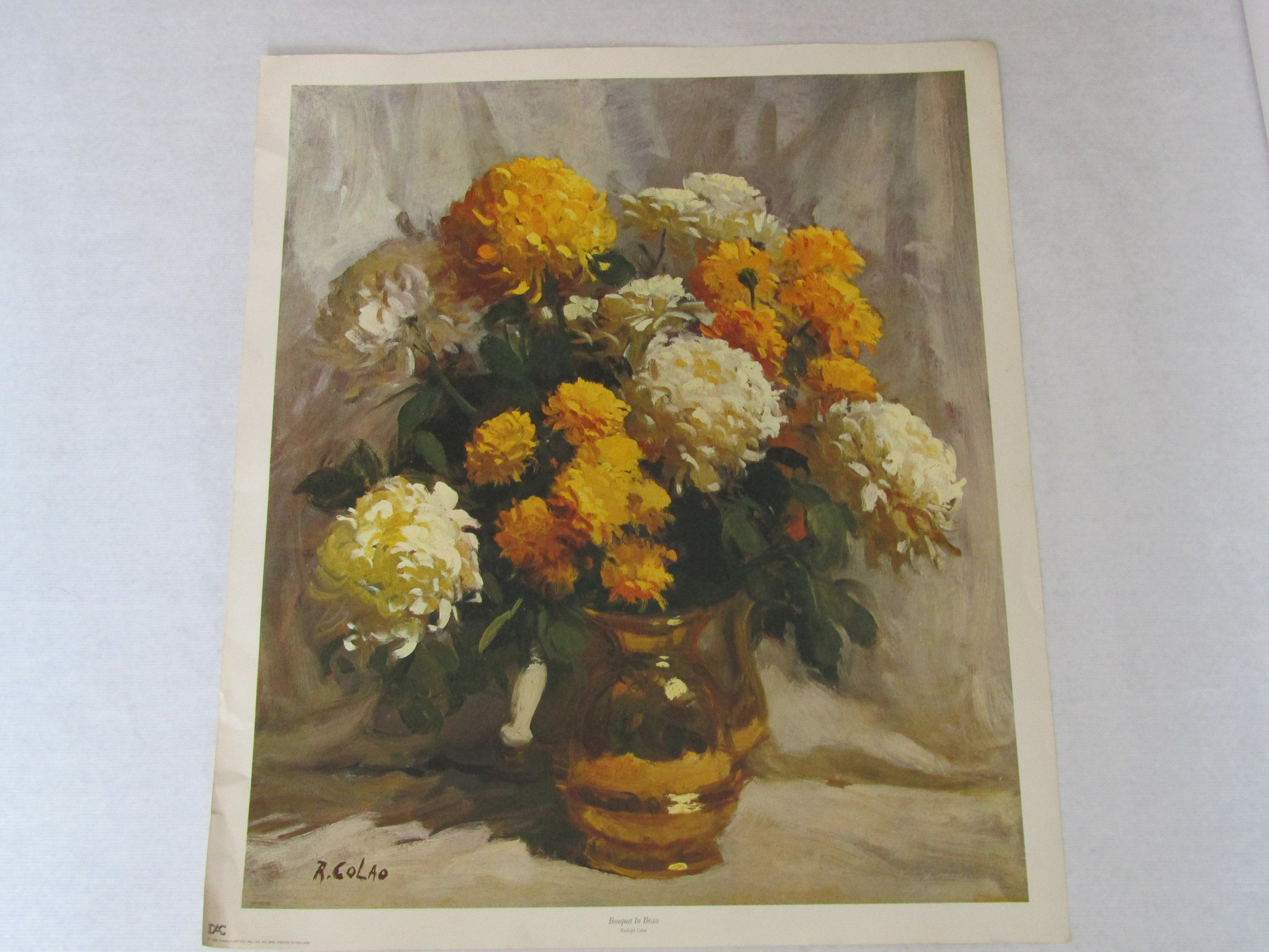 Rudolph Colao Art Print Flowers Art Print Wall Hanging Art | Etsy