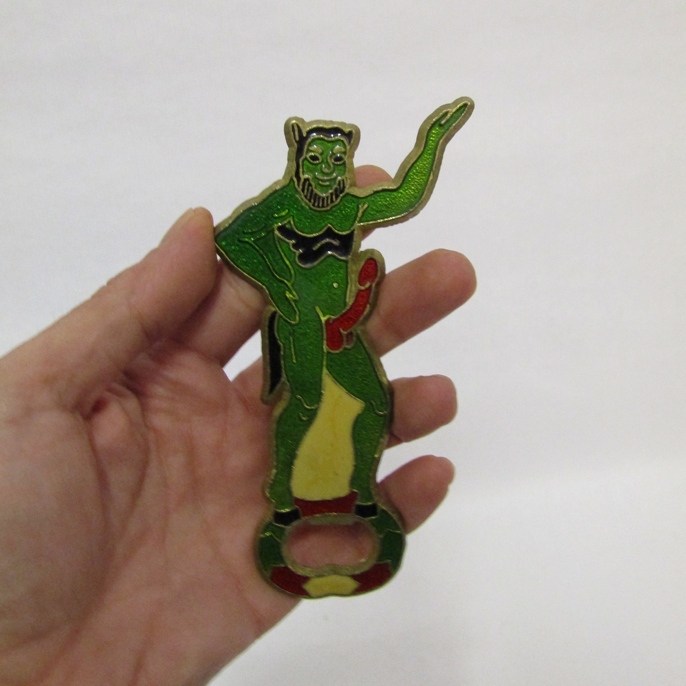 Vintage Greek Souvenir Brass Satyr Inappropriate Bottle Opener | Etsy