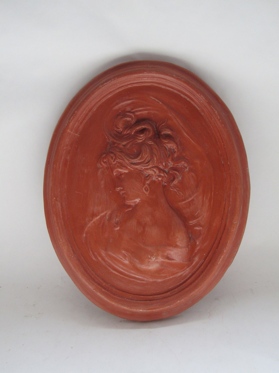 Terracotta Antique Tile, Woman Terracotta, Antique Terracotta ...