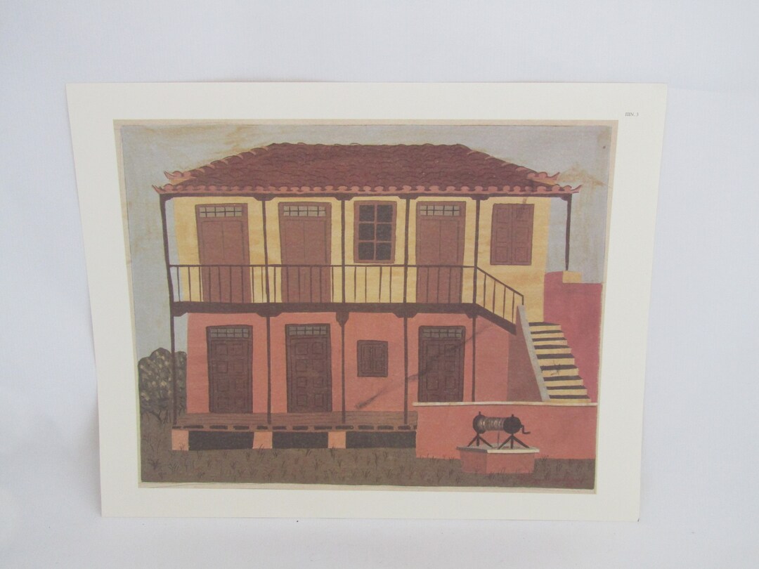 Nikos Engonopoulos Art Architecture of Secular Monuments Vintage Wall ...