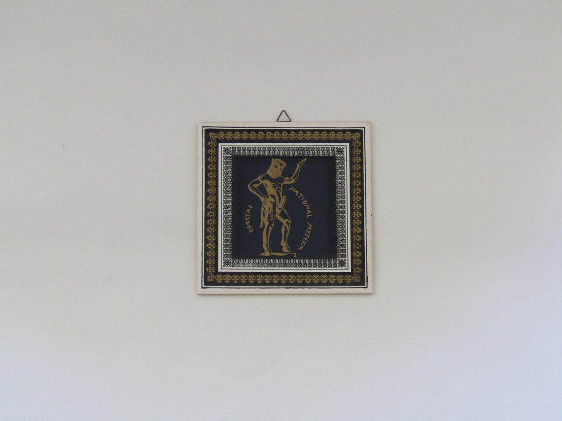 Satyr Wall Tile Greek National Museum Souvenir Satyr Decor - Etsy