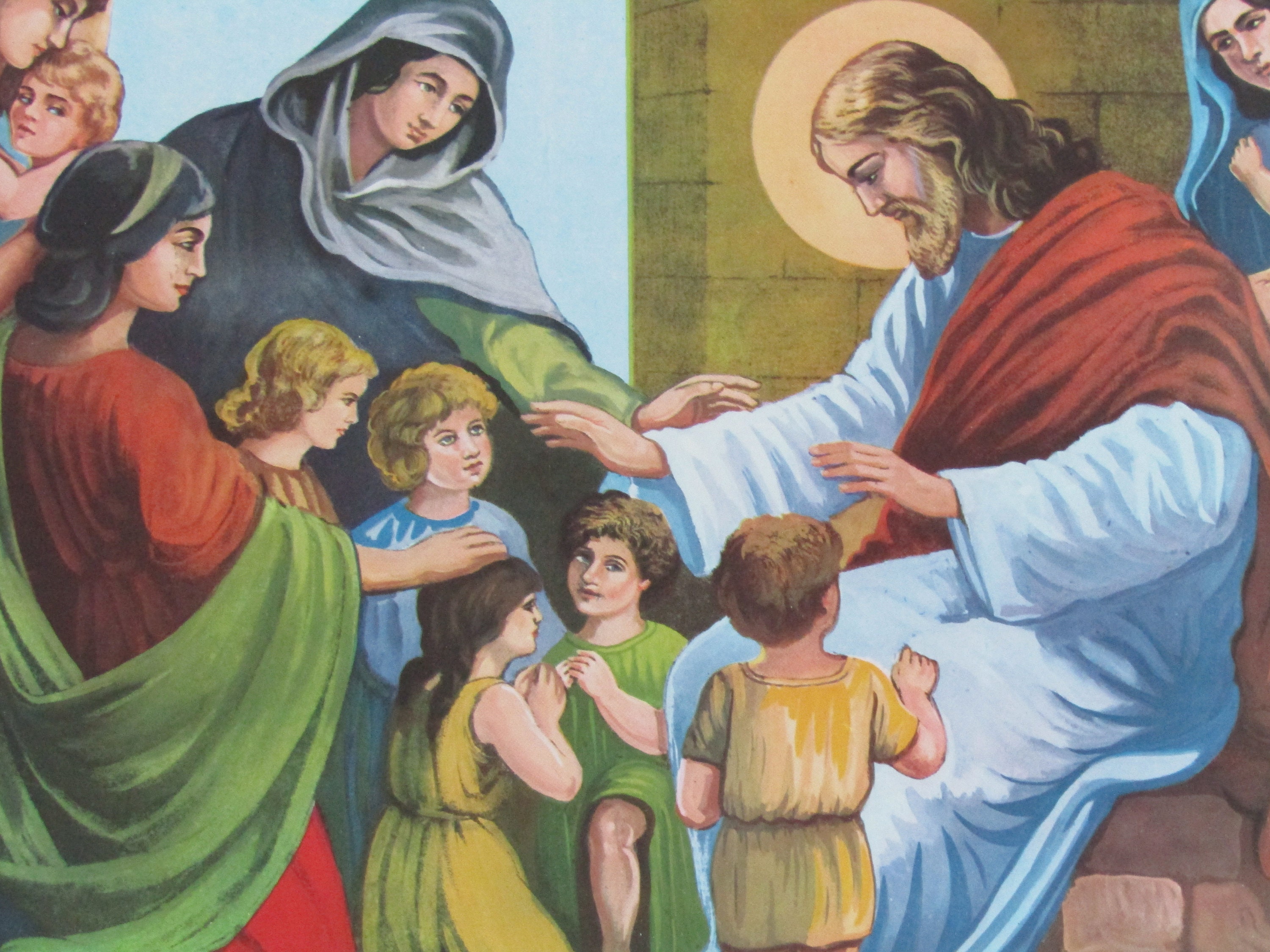 Educational Christian School Wall Chart Jesus Blesses - Etsy