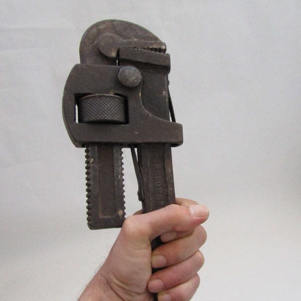 Antique Pipe Wrench - Etsy