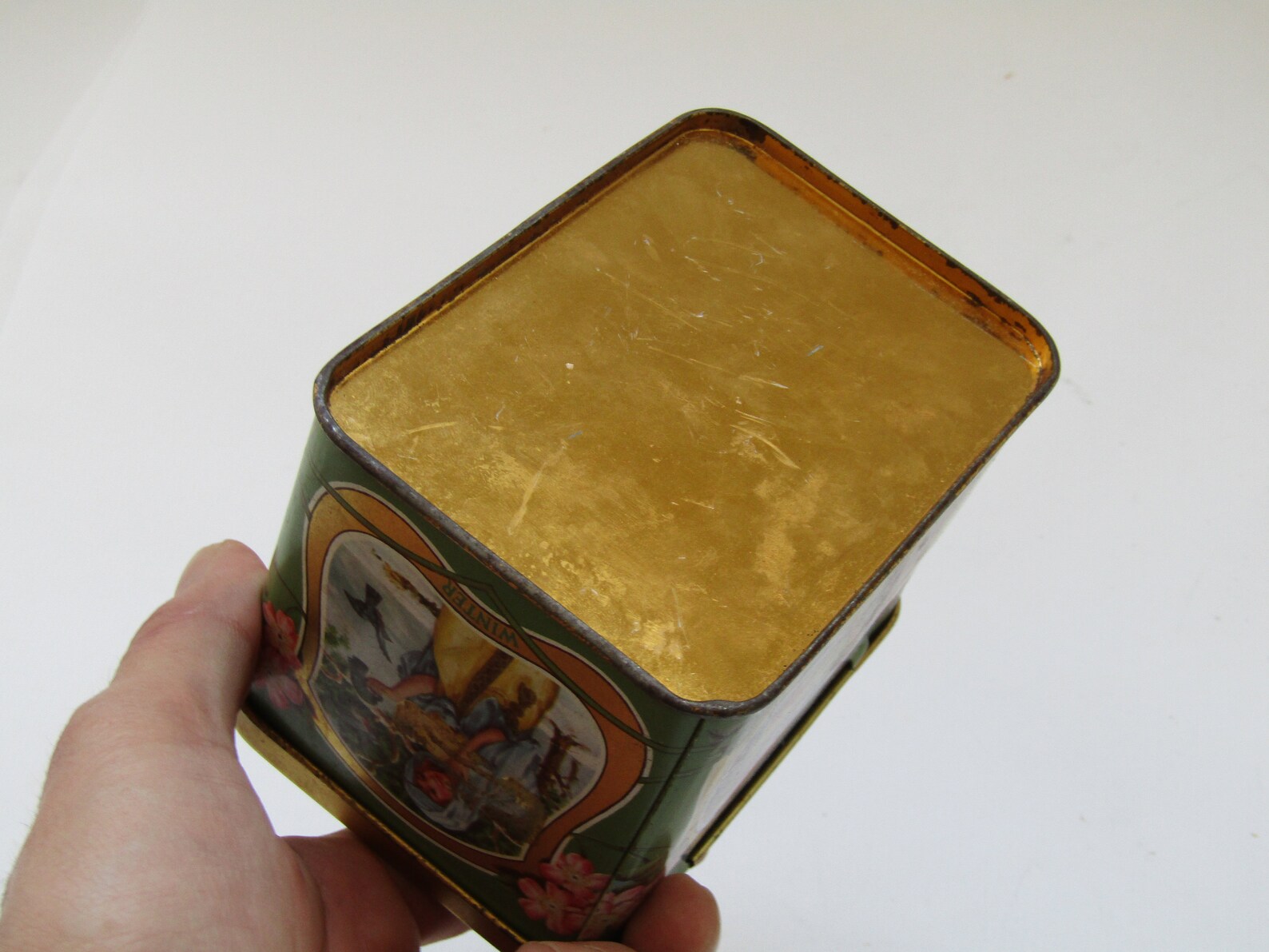 Vintage English Tin Can Litho Tin Container Vintage Tin | Etsy