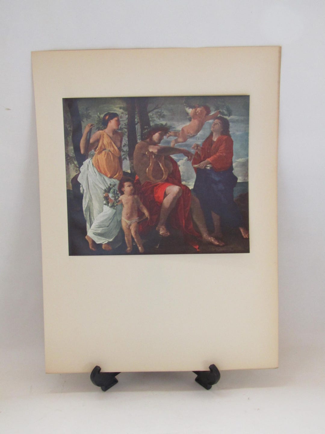 Nicolas Poussin Art Print: L'inspiration Du Poete, French Baroque - Etsy