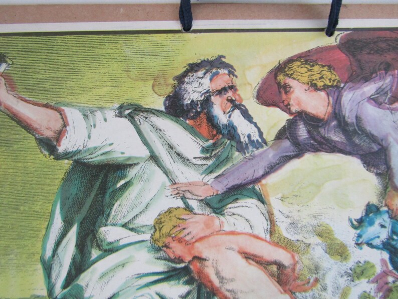 Educational Christian Wall Chart Sacrifice of Isaac - Etsy