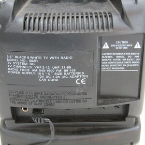 Tv Radio, Vintage Portable Tv Radio, Small Tv, Vintage Tv, Tv for ...