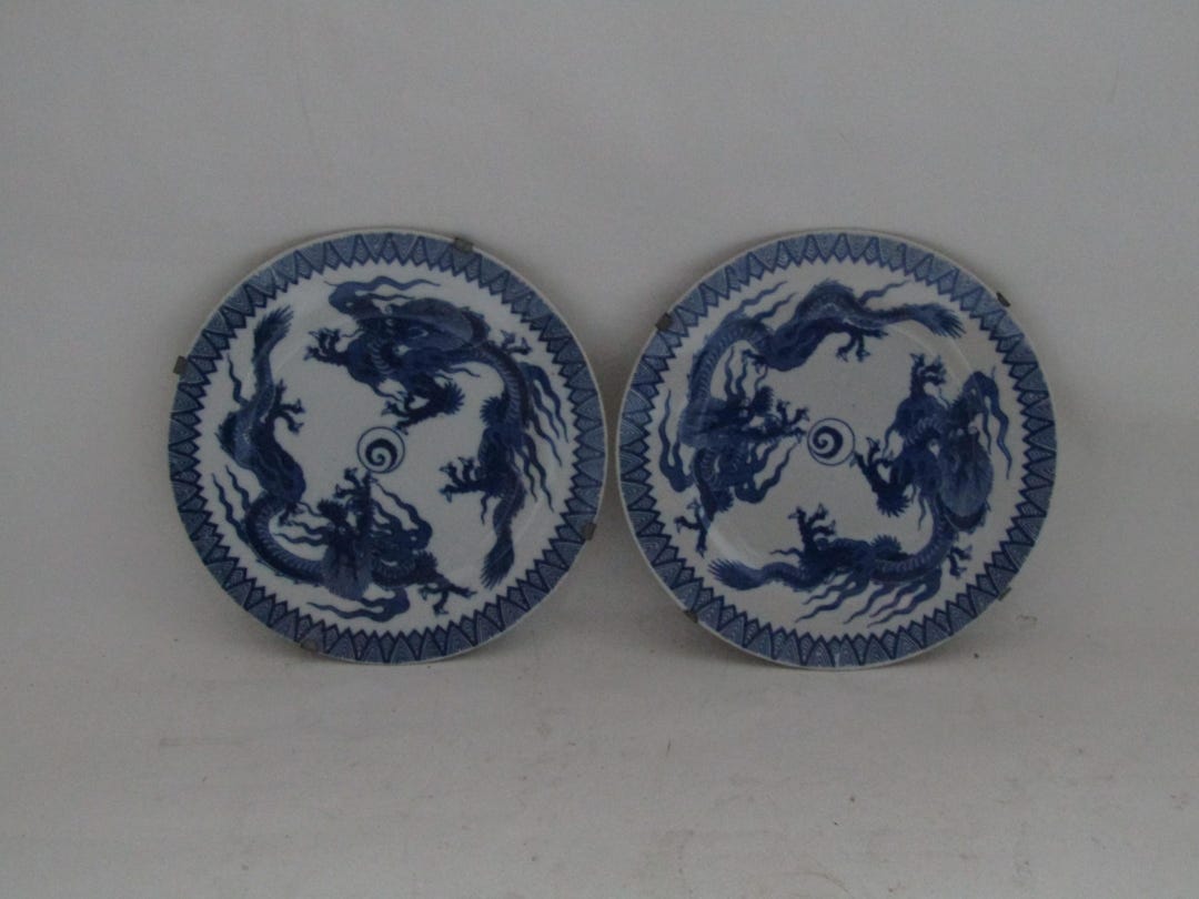 Noritake Nippon Tokusei Sakura - Japan - Porcelain Pair of Plates ...