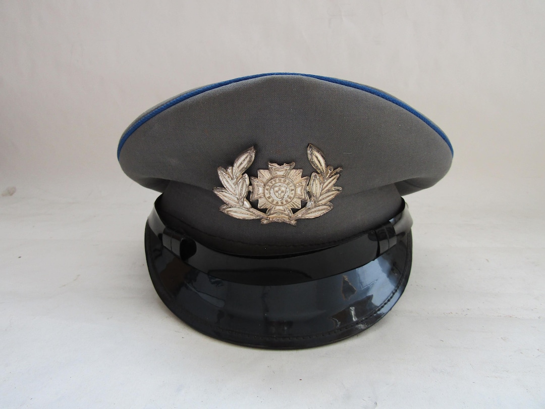 Greek Policeman Hat, 1960s, Vintage Policeman Hat, Collectible Hat, Hat ...