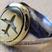 Airplane Aeroplane Pilot Sterling Silver 925 and Bronze Men Ring All ...
