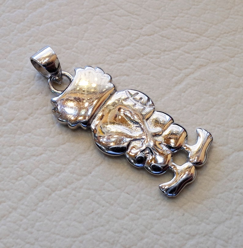 Handala Sterling Silver 925 Pendant With Thick Chain Palestine - Etsy