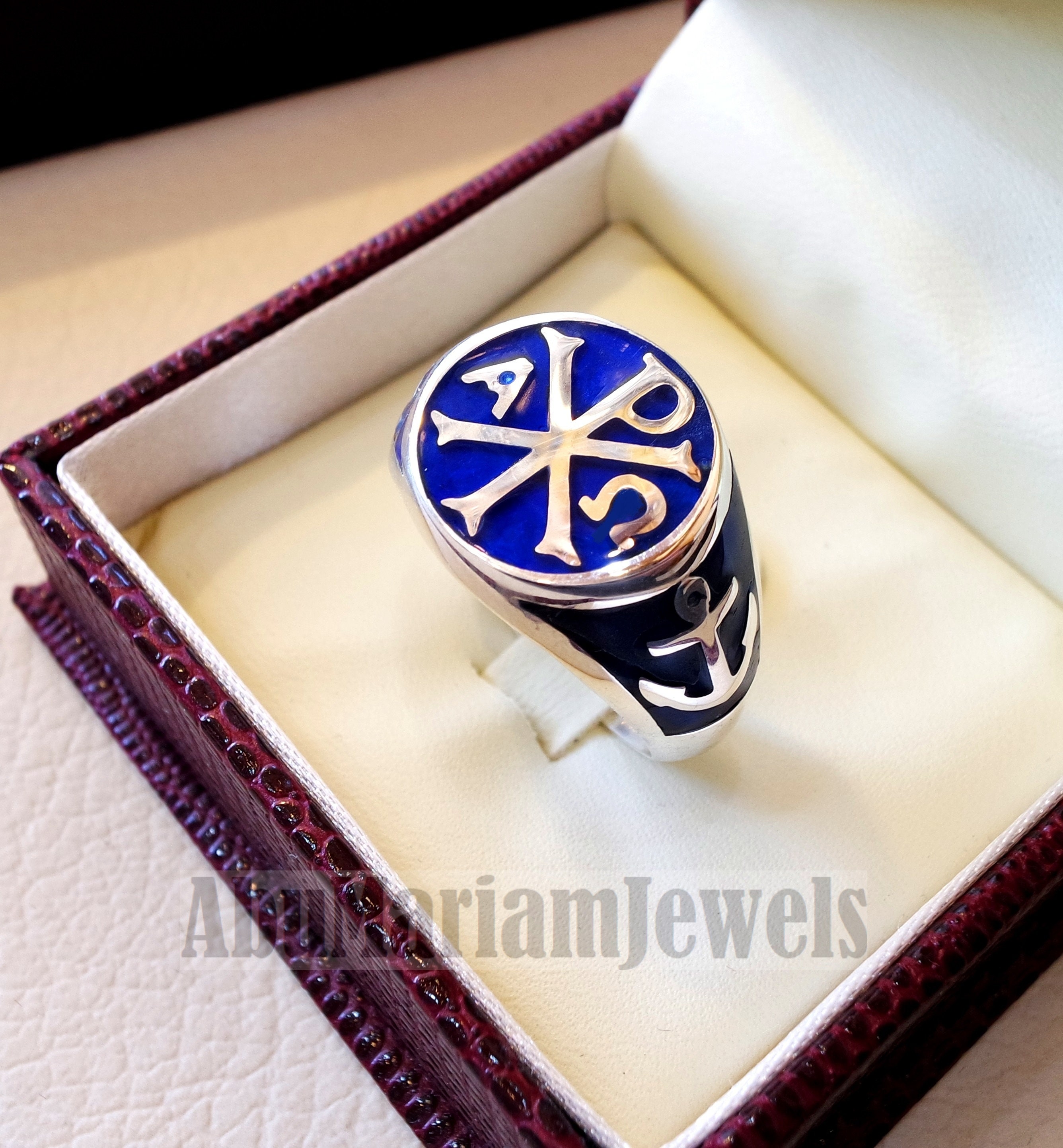 Chi Rho Anchor on the Sides Cross Christ Christian Symbol - Etsy
