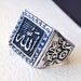 Allah Arabic Islamic Sterling Silver 925 Man Ring All Sizes - Etsy