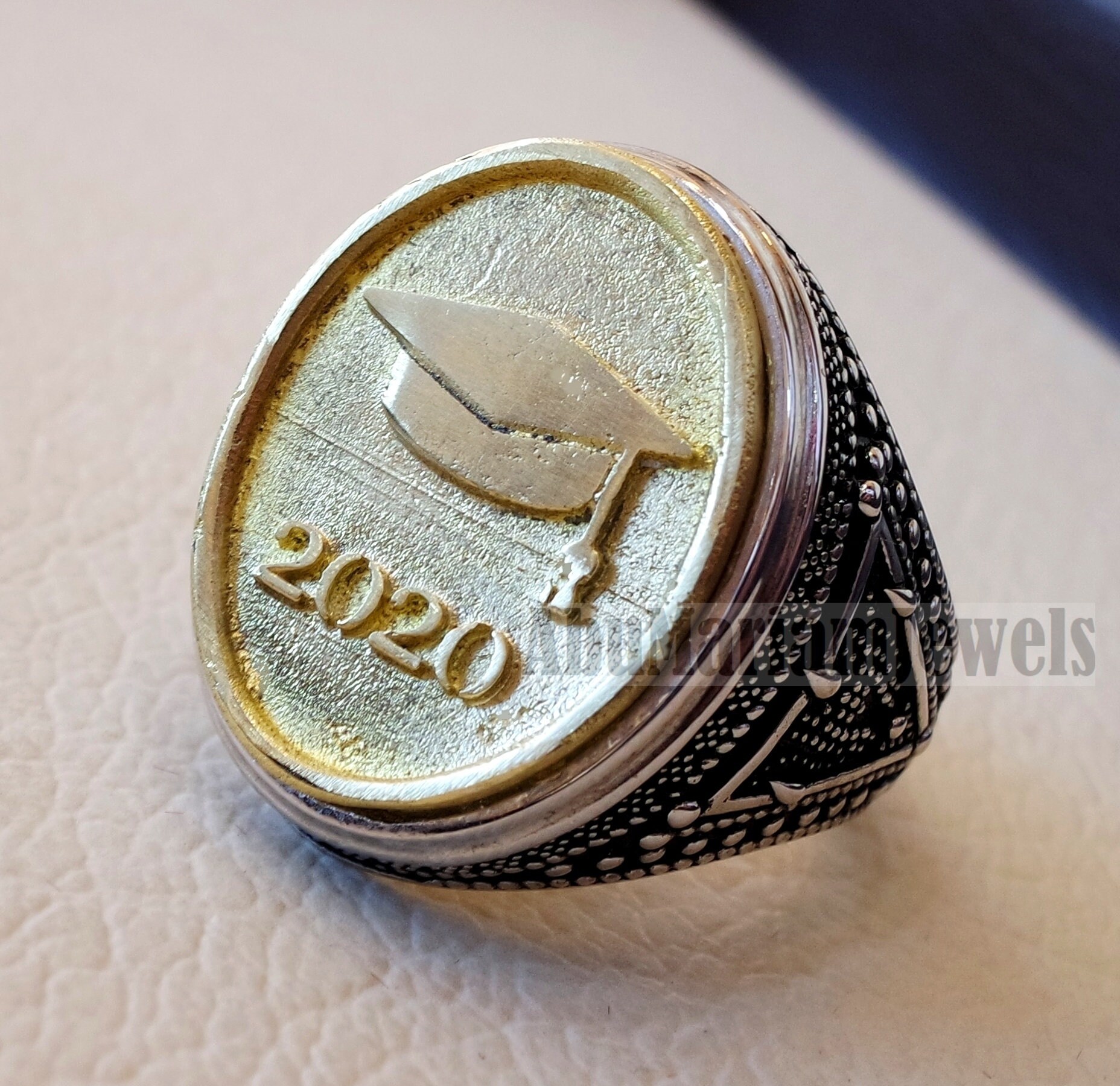 Graduation 2020 Graduate Ring Sterling Silver and Bronze - Etsy