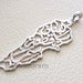 Lebanon Map Necklace Thick Chain With Famous Calligraphy Verse - Etsy