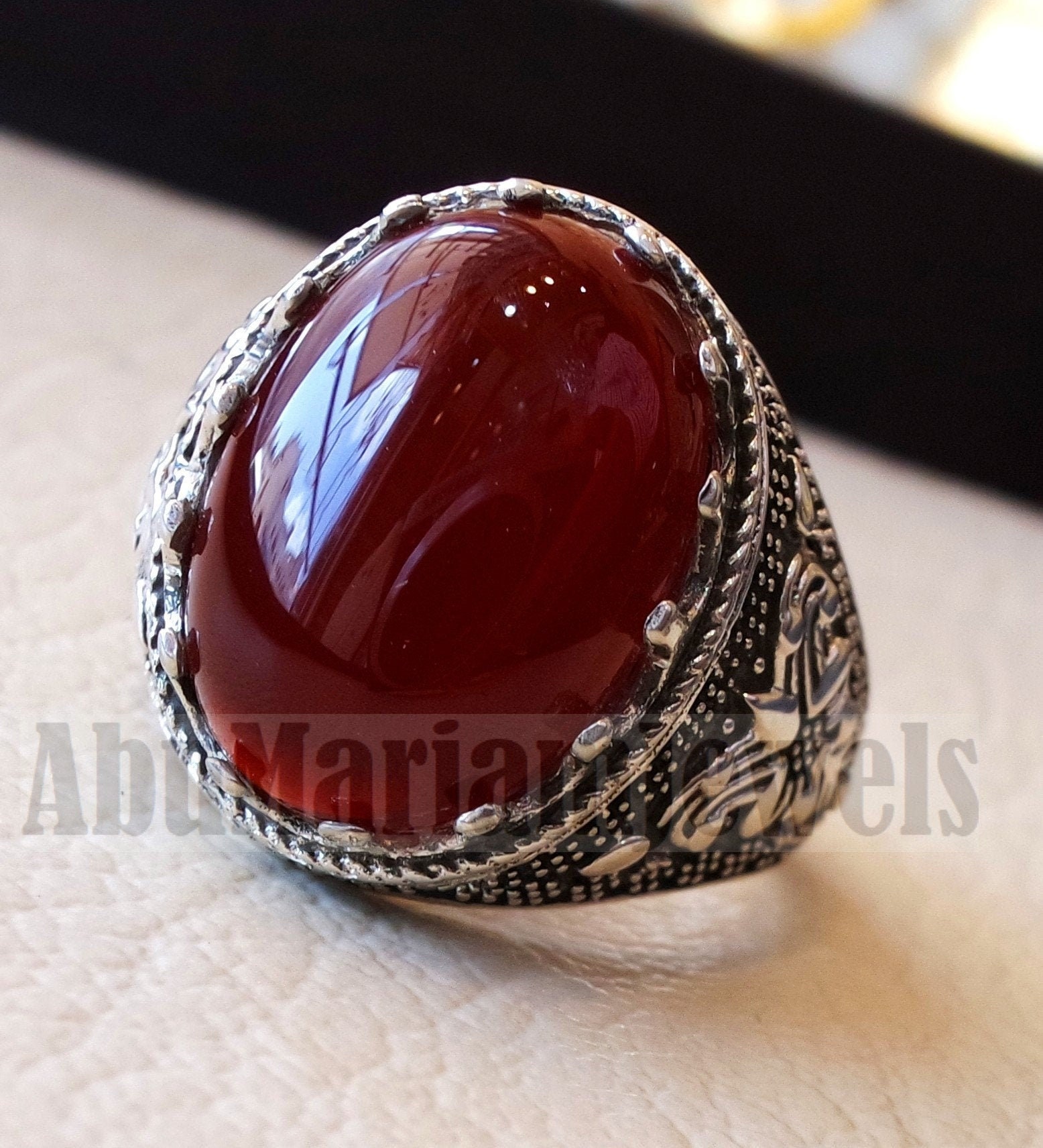 Aqeeq Akik Natural Liver Agate Carnelian Aqiq Stone Oval Red - Etsy