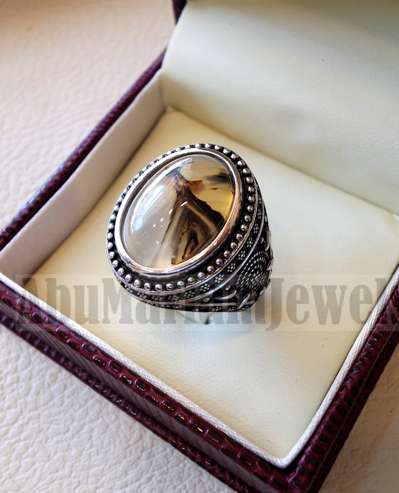 Yamani aqeeq Akik akeek natural oval semi precious multi | Etsy