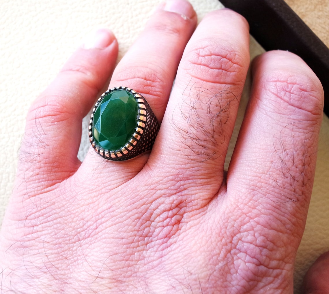 Deep Fancy Opaque Emerald Green Synthetic Corundum Oval Stone | Etsy