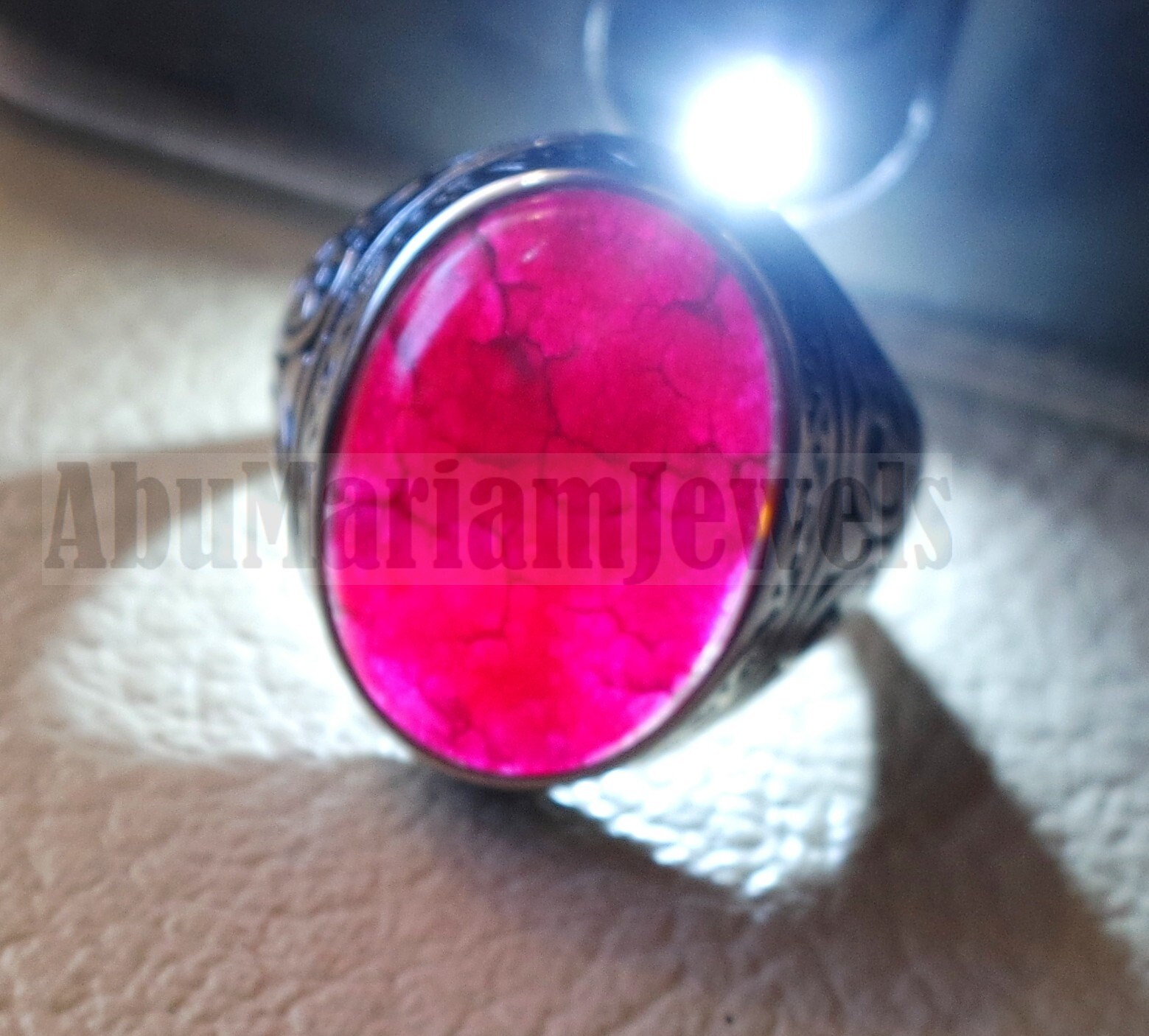 Treated natural red corundum identical to genuine ruby stone | Etsy