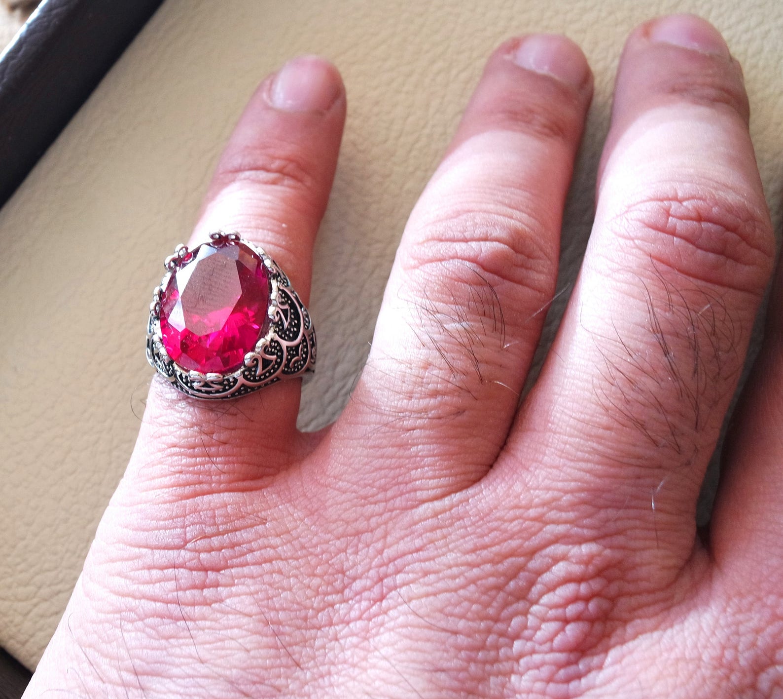 Corundum Red Ruby Identical Synthetic Stone High Quality | Etsy