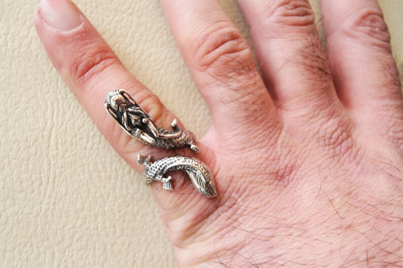 Chinese dragon ring sterling silver 925 man biker ring all | Etsy