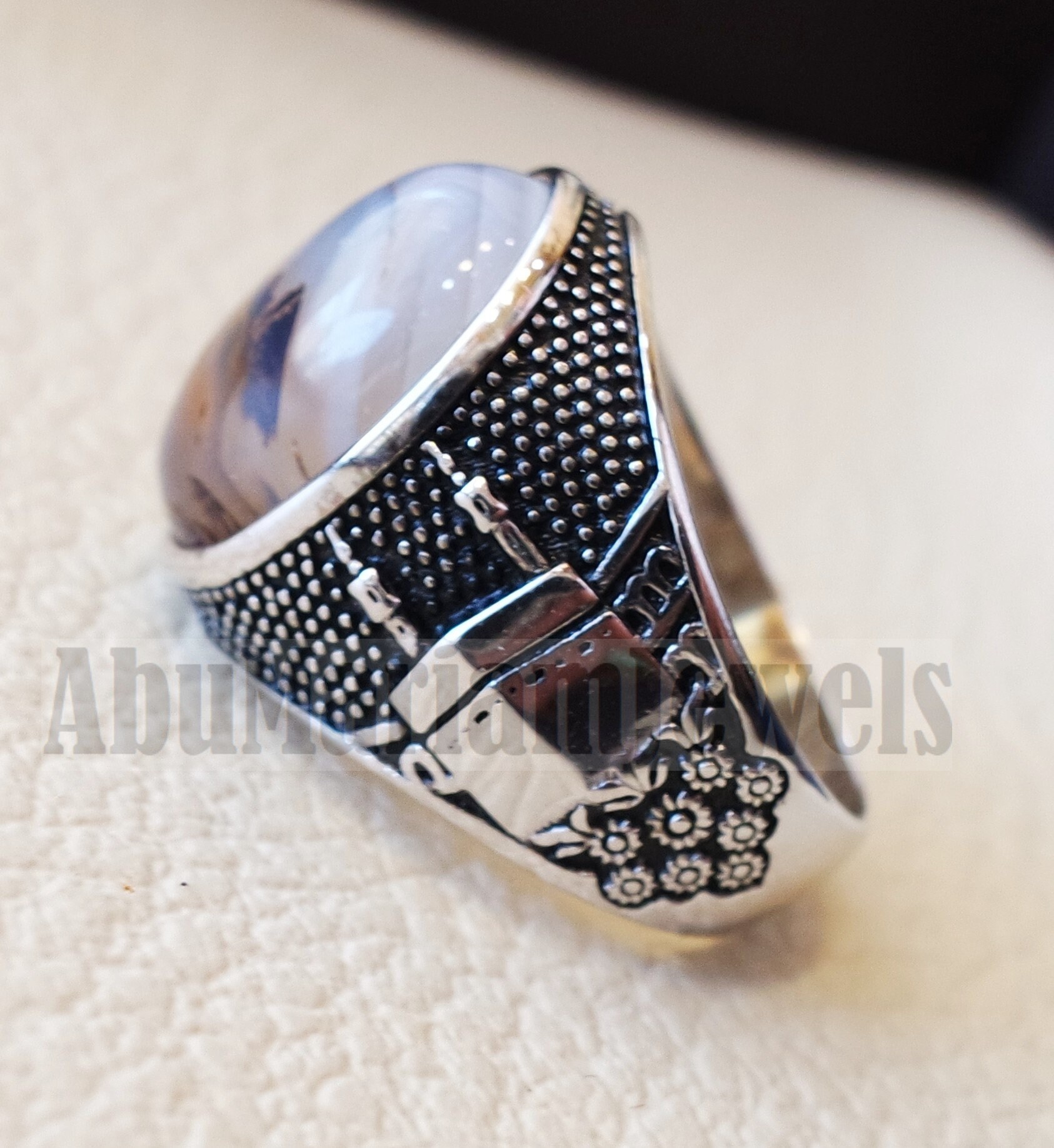 Yamani Aqeeq Natural Multi Color Agate Gemstone Men Muslim - Etsy