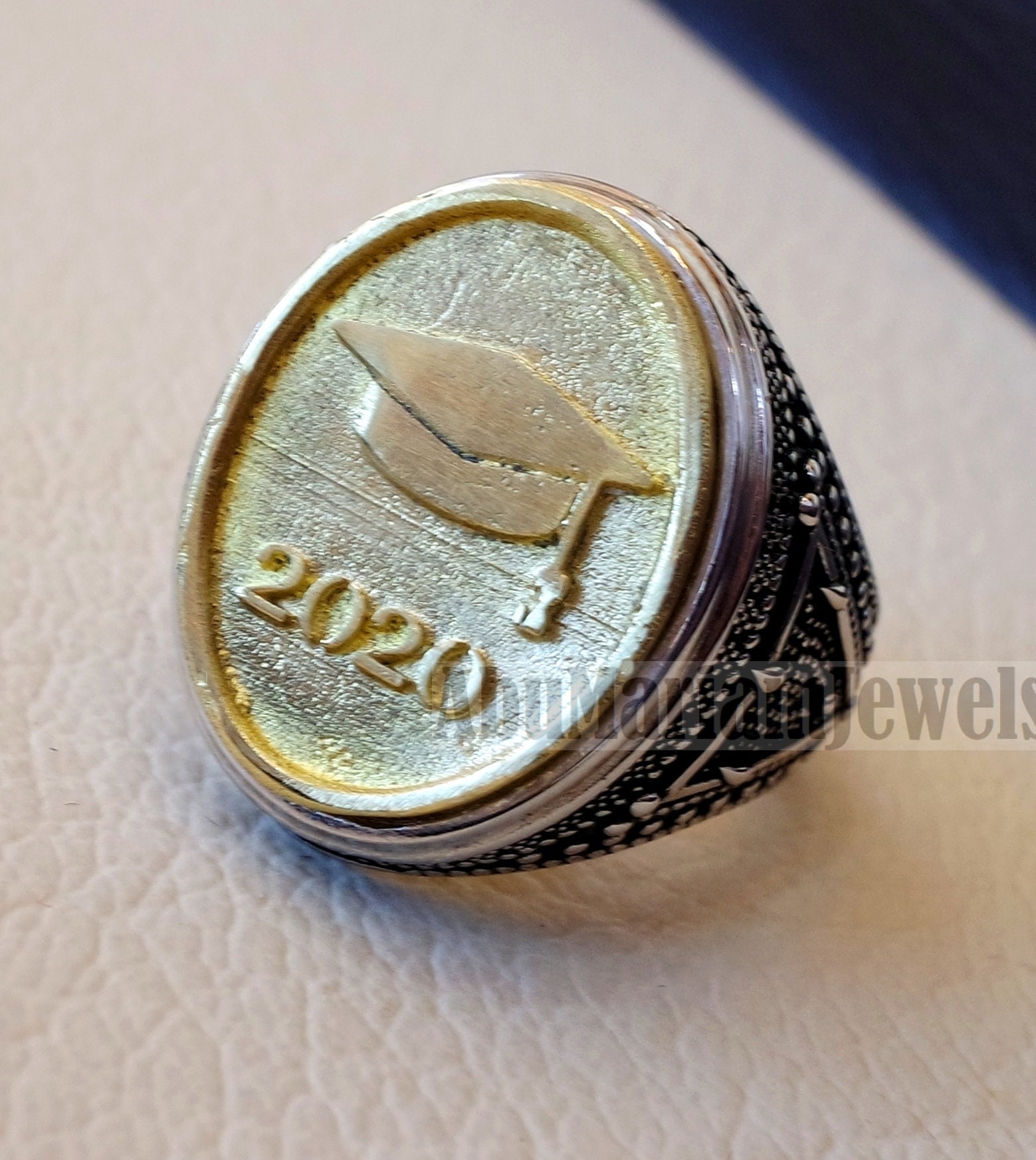 Graduation 2020 Graduate Ring Sterling Silver and Bronze - Etsy