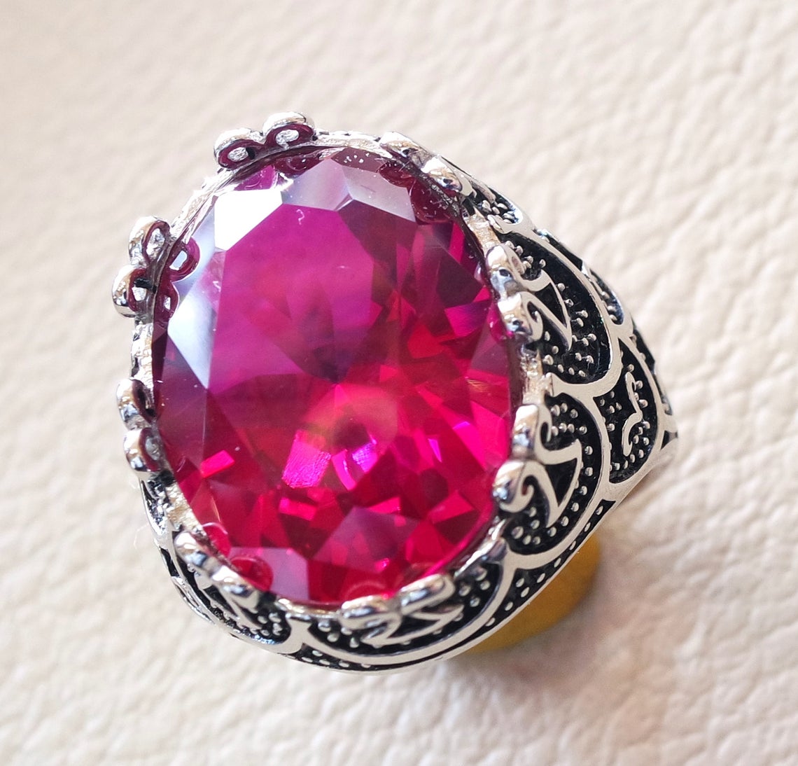 Corundum Red Ruby Identical Synthetic Stone High Quality | Etsy