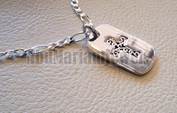 Heavy Cross Pendant With Thick Chain Sterling Silver 925 - Etsy