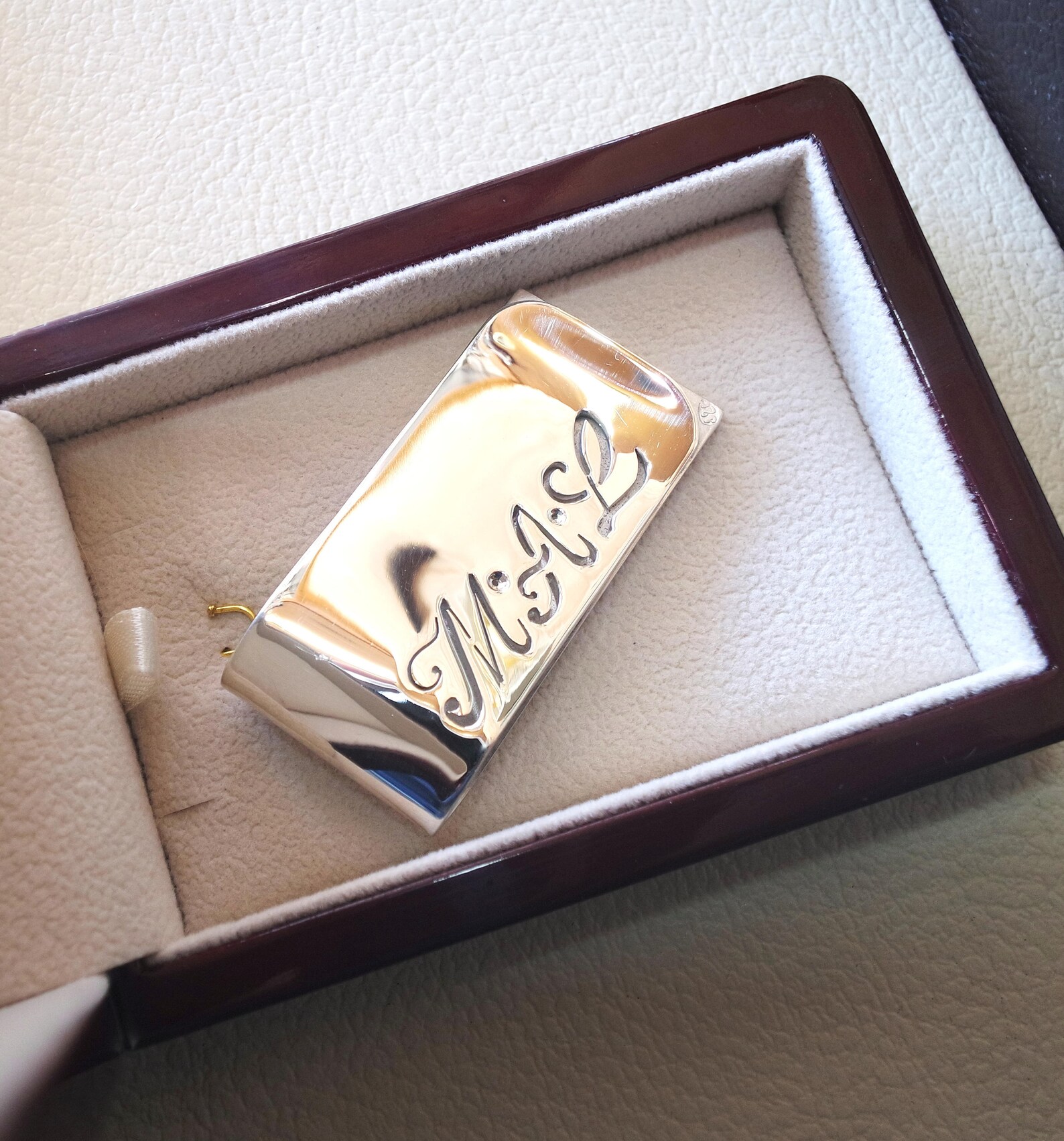Personalized Customized Heavy Sterling Silver 925 Money Clip - Etsy