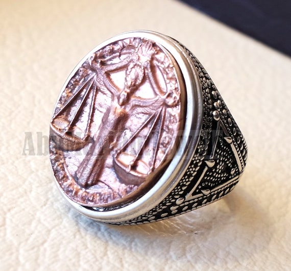 Horoscopes zodiac sign libra sterling silver 925 and antique | Etsy