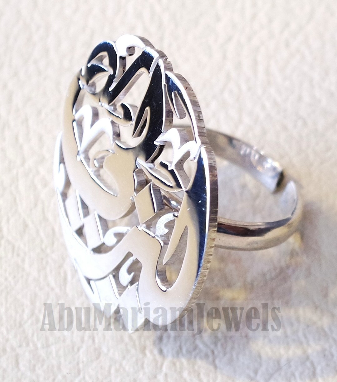 Personalized Arabic Arab Jewelry Calligraphy Customized Name Sterling ...