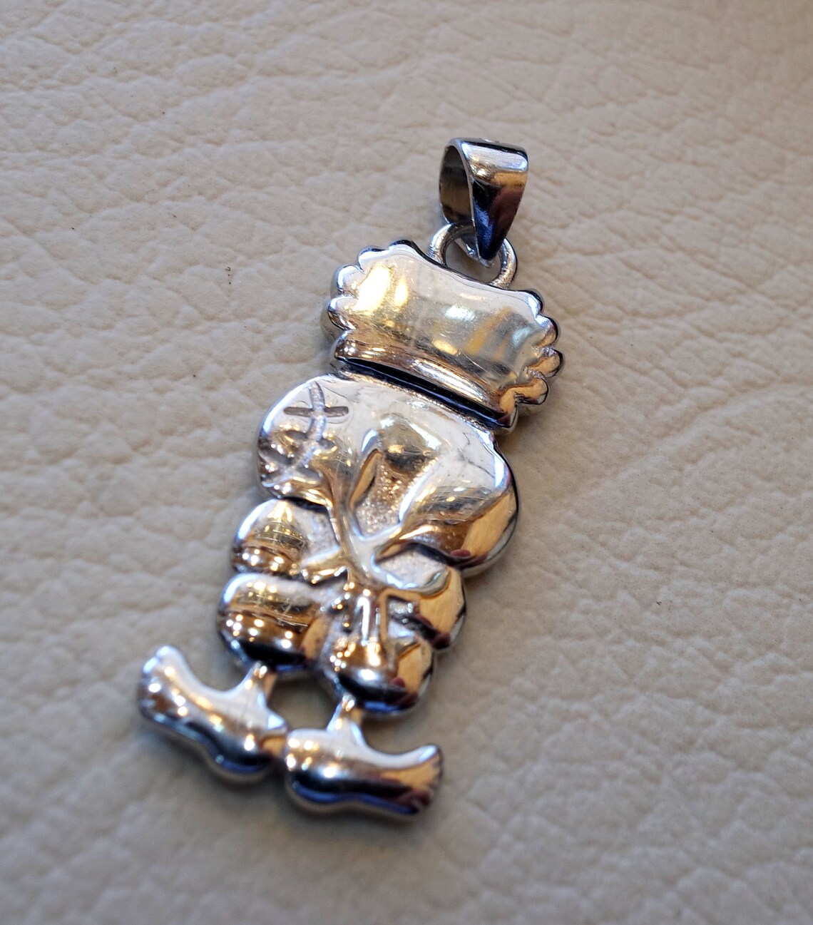 Handala Sterling Silver 925 Pendant With Thick Chain Palestine | Etsy