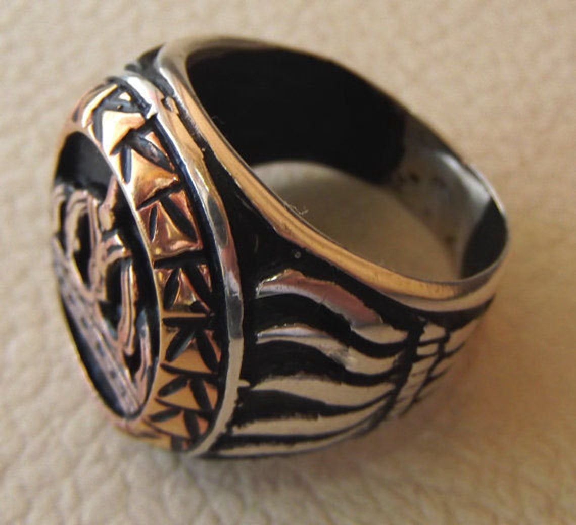 Vintage Style King Royal Crown Men Ring Heavy Sterling Silver - Etsy