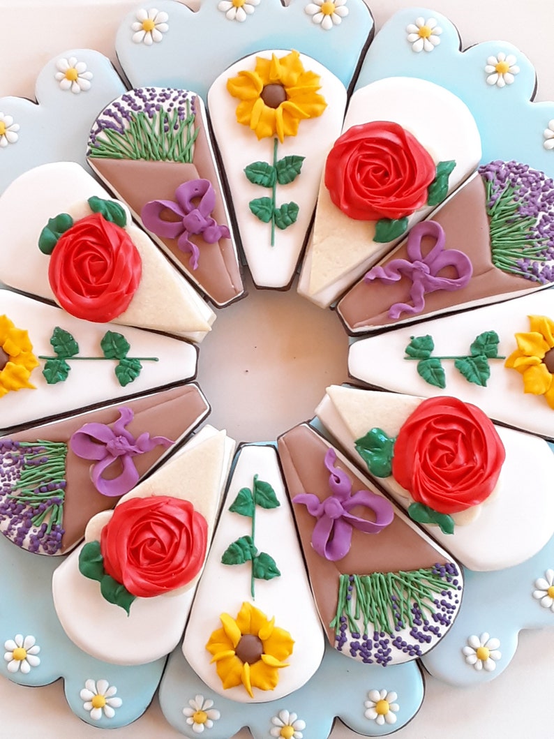 Custom Cookie Platter Royal Icing Decorated Cookies Platter - Etsy