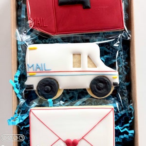 Postal Worker Cookie Gift Mail Carrier Cookies, Christmas Gift for Mail ...