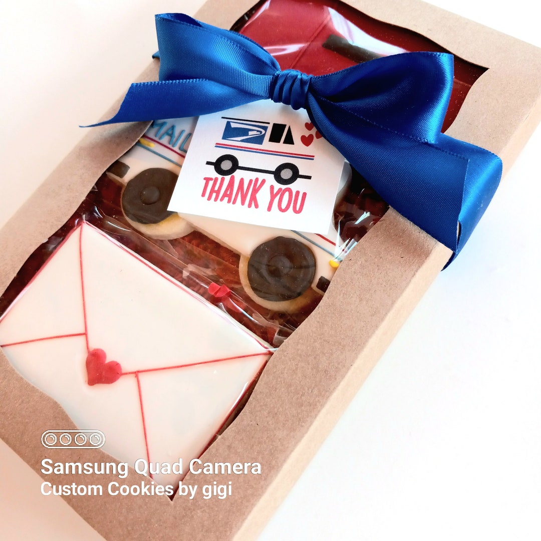 Postal Worker Cookie Gift Mail Carrier Cookies, Christmas Gift for Mail ...