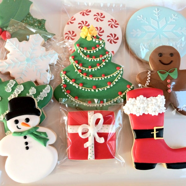 Christmas Cookies Decorated - Etsy