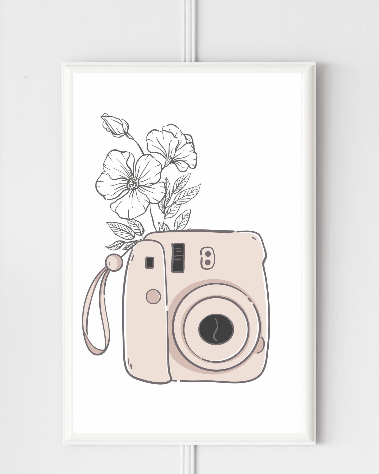 Canva Template Polaroid Camera Art Print - Etsy