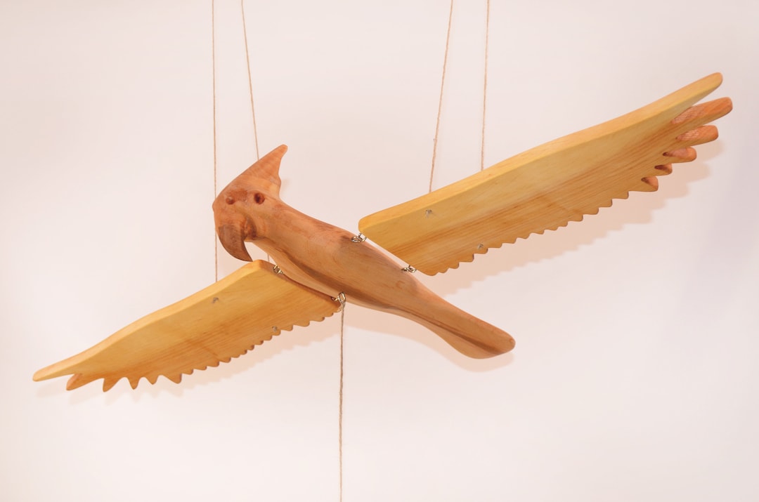 Parrot / Big Wooden Flying Bird / 32 Inch. 80 Cm. / Parrot Bird ...