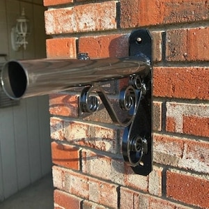 Bronze Flag Pole and Holder - Etsy