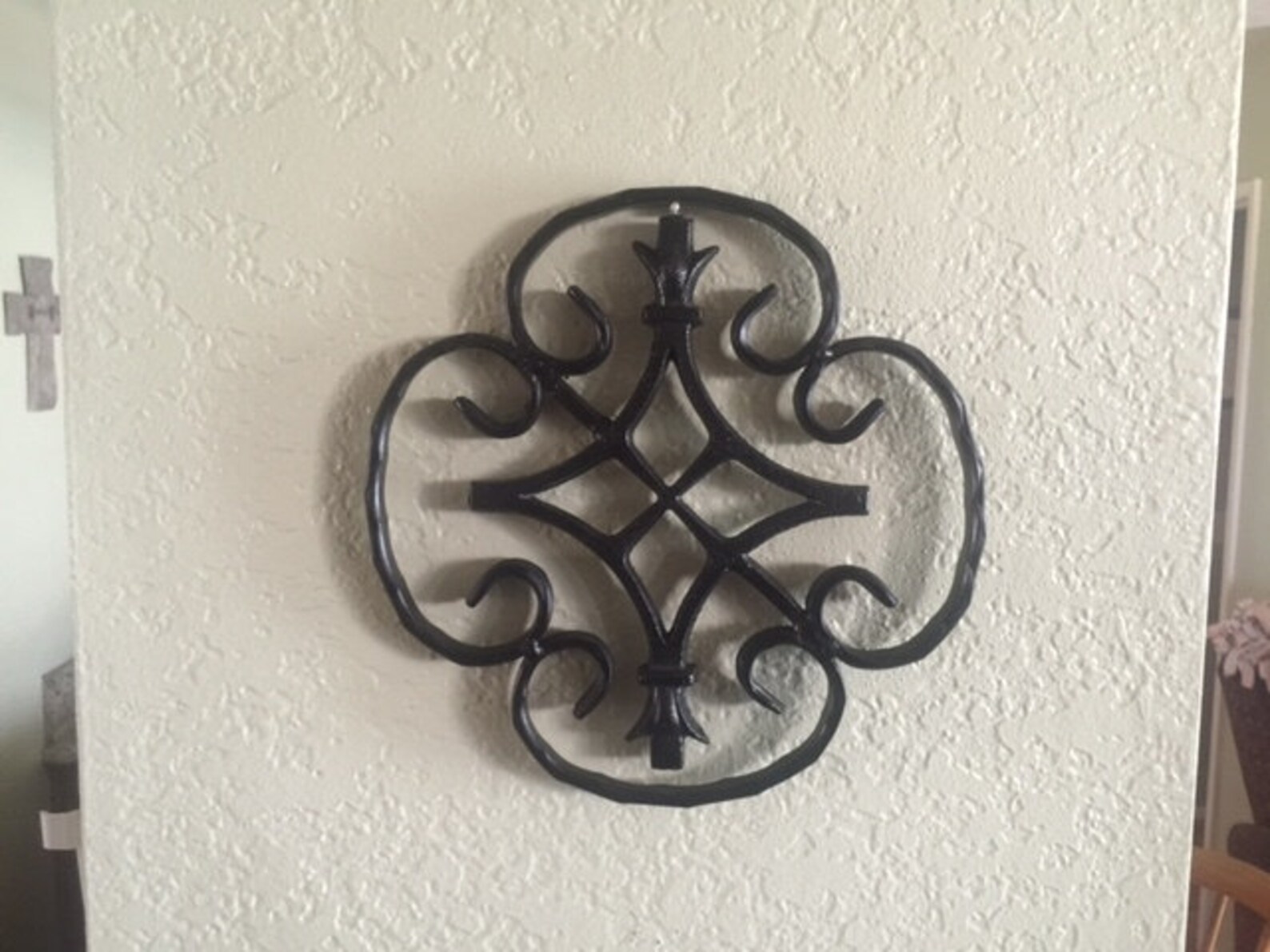 Hand Forged Wrought Iron Wall Decor - Etsy