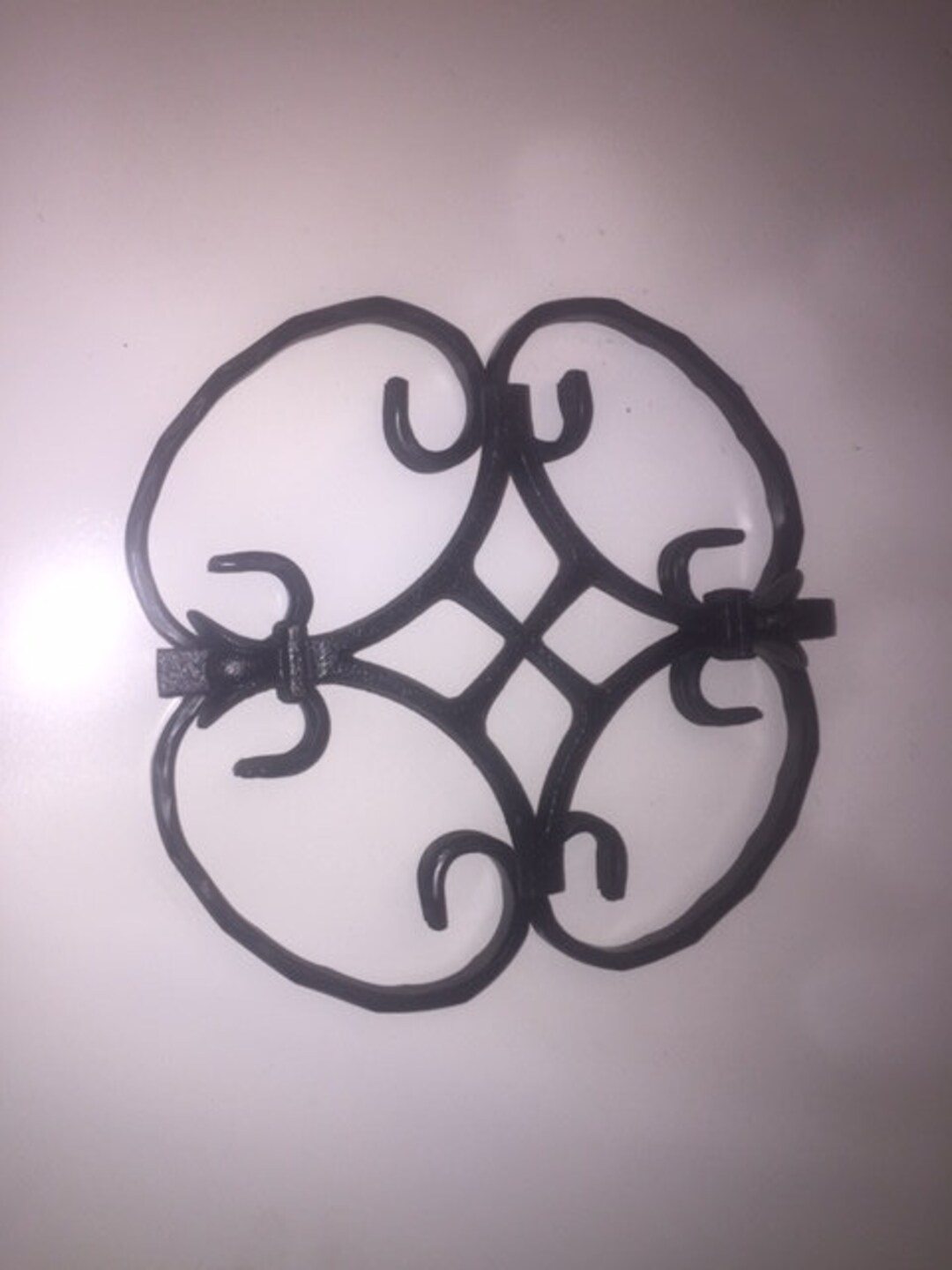 Hand Forged Wrought Iron Wall Decor - Etsy